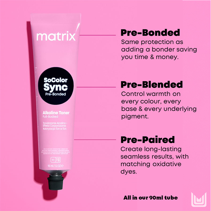Matrix So Color Sync Pre-Bonded Semi Permanent Hair Colour - 90ml ...
