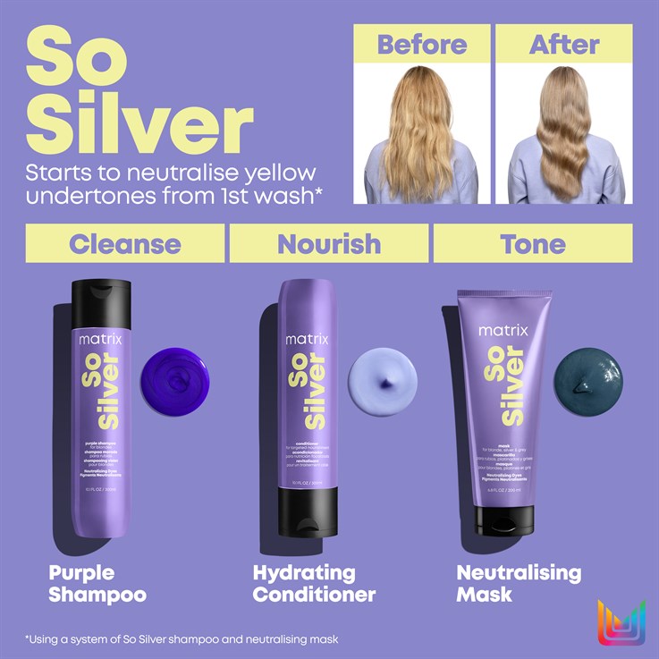 Matrix Total Results Color Obsessed So Silver Shampoo - 300ml