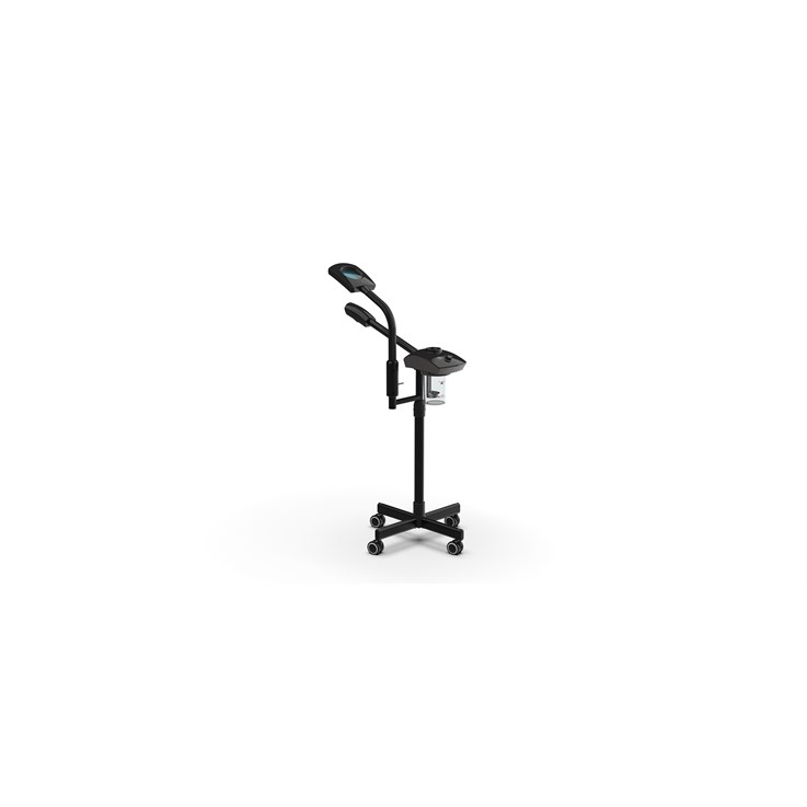 Skinmate 2 in 1 Professional Facial Steamer and Magnify Lamp - Black