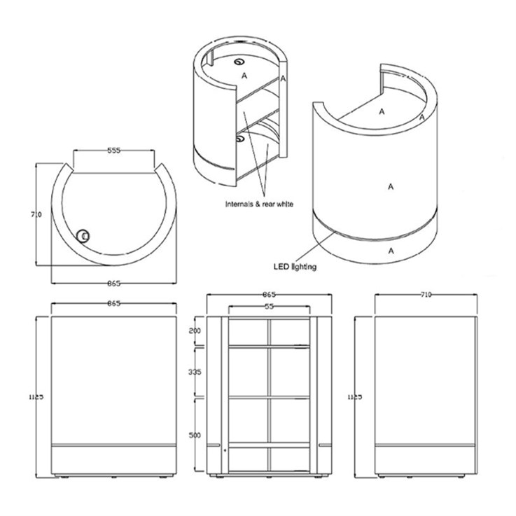 REM Pod Reception Desk