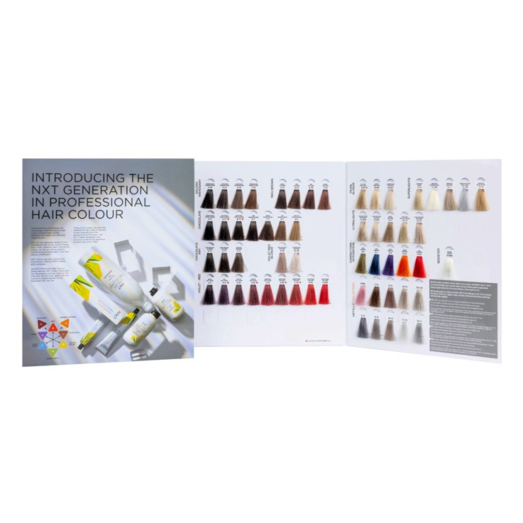 NXT Permanent Colour Shade Guide